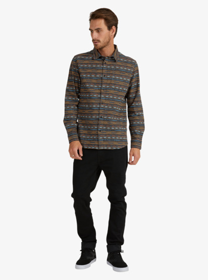 Mens Tribal Lines Long Sleeve Shirt | Quiksilver