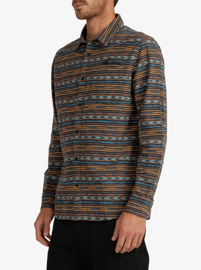 Mens Tribal Lines Long Sleeve Shirt | Quiksilver