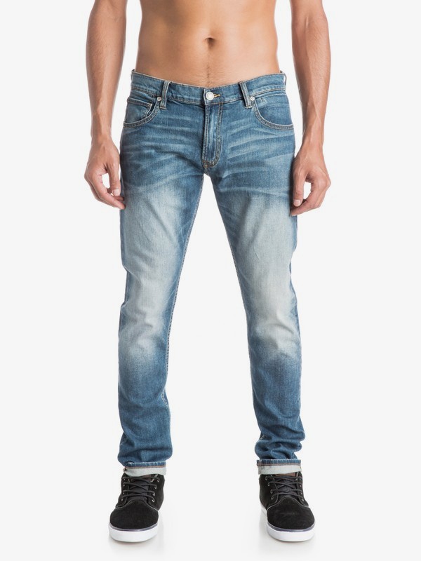 Zeppelin Medium Blue 32" - Vaqueros de corte skinny | Quiksilver