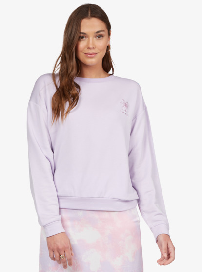 Womens Surfing By Moonlight Super Soft Fleece Jumper | Roxy
