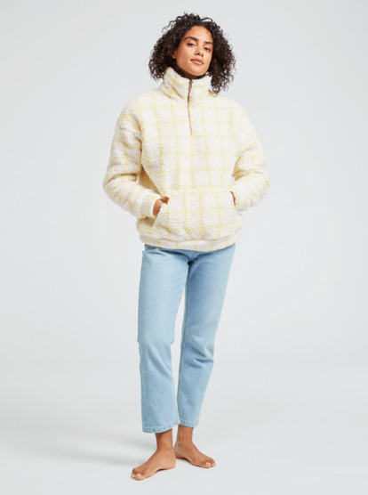 Bonfires On The Beach - Felpa in sherpa da Donna | Roxy