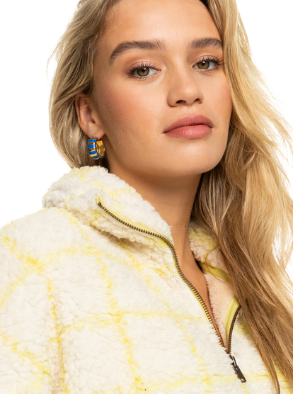 Bonfires On The Beach - Felpa in sherpa da Donna | Roxy