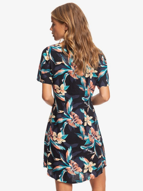 Damage Love - Short Sleeve Buttoned Dress for Women | Roxy Damage Love - Short Sleeve Buttoned Dress for Women | Roxy