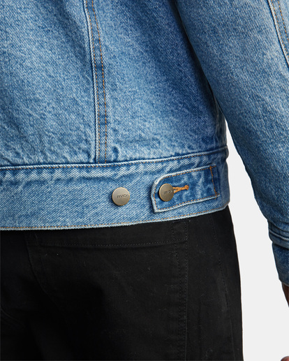 Waylon Sherpa Lined Denim Jacket For Men Rvca